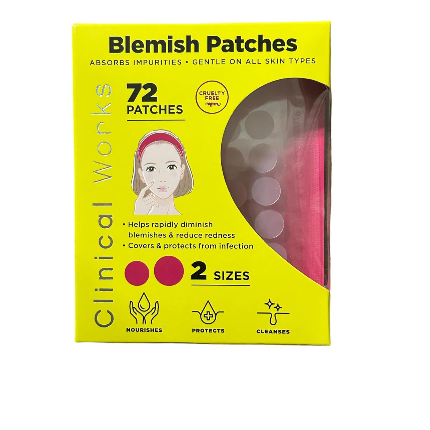 Amazon.com : Generic Clinical Works Blemish Patches for Face, 72 ...