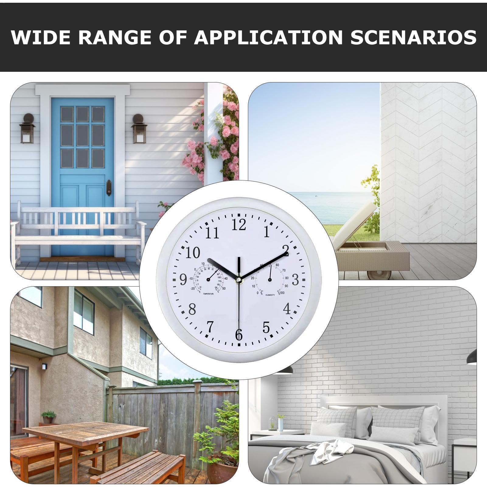 Sport And Thermometer Outdoor Clock Outdoor Clocks And Thermometers