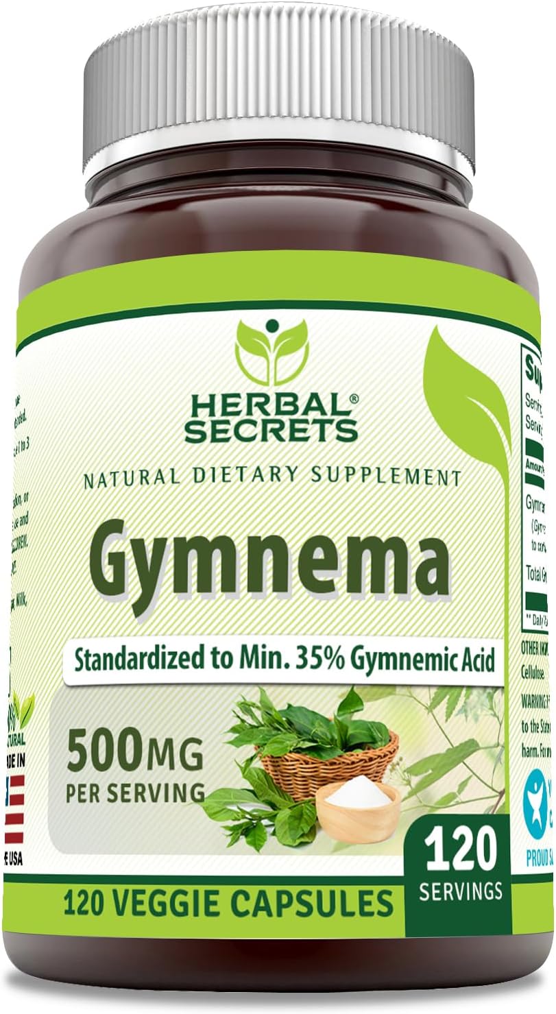 Amazon.com: Herbal Secrets Gymnema Supplement | 500 Mg Per Serving ...
