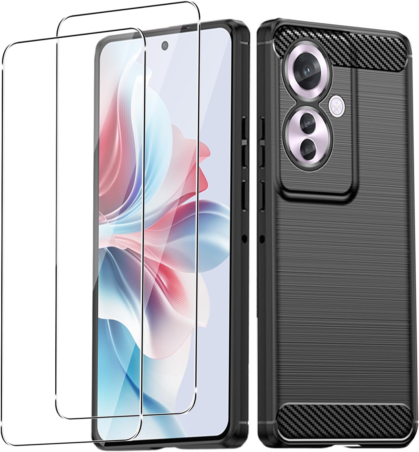 Case for Oppo Reno 11 F 5G/Reno 11F 5G + [2 Pack] Screen Protector ...