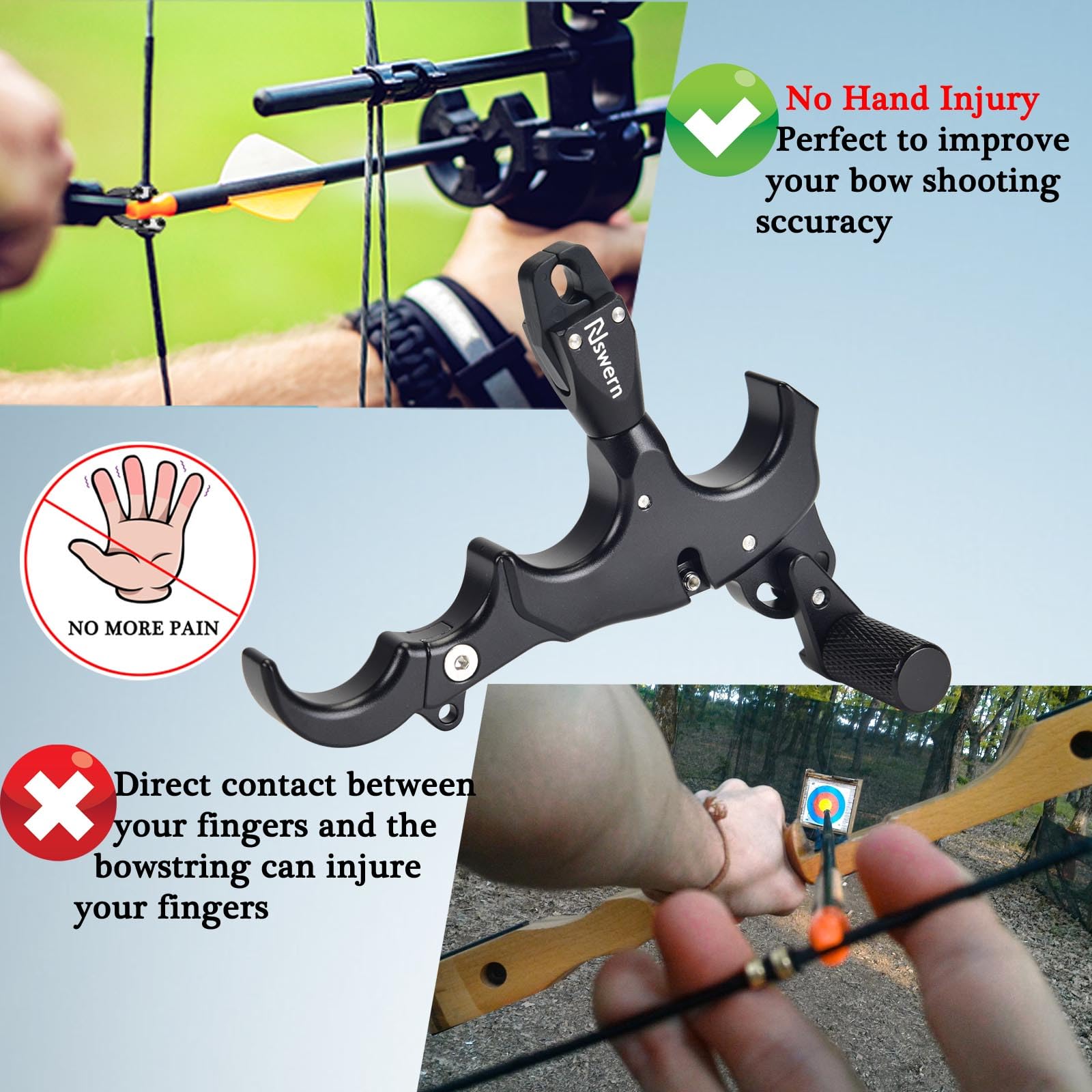 Thumb Release Archery Archery Thumb Release For Compound Bow - 360 ...