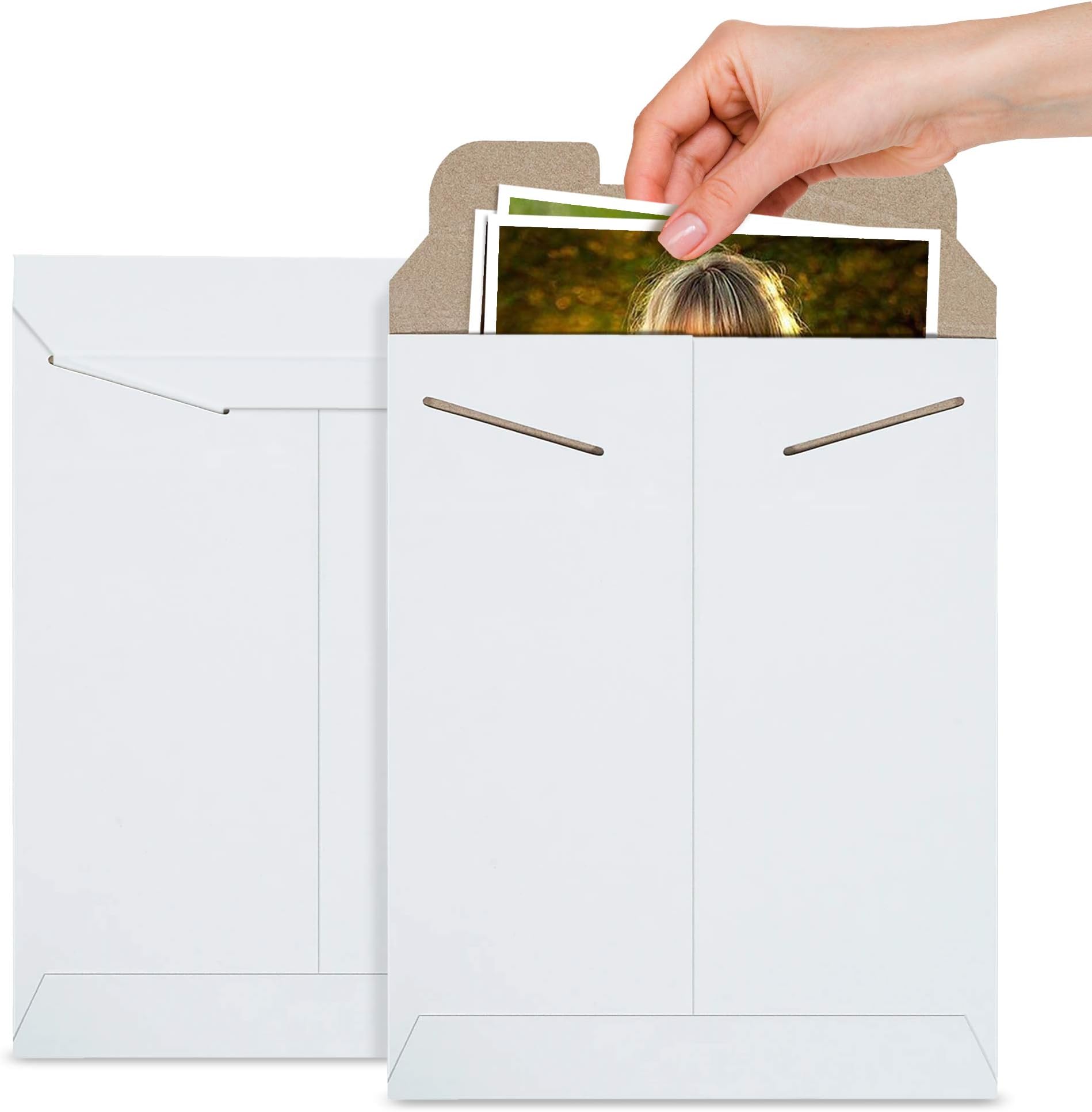 Amazon.com : Rigid Mailers - 25-Pack Stay Flat Photo Document Mailers ...
