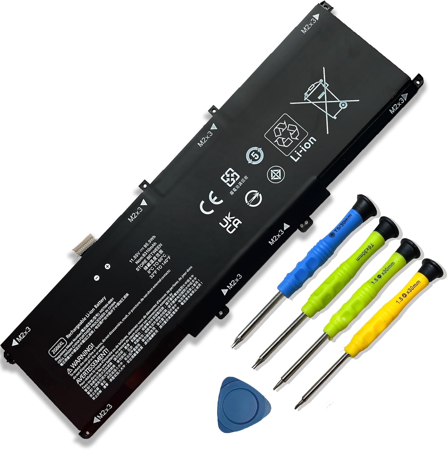 Amazon.com: Mobik ZG06XL 95.9Wh Laptop Battery Compatible for HP ...