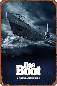 Amazon.com : Das Boot Movie Poster Tin Metal Sign Vintage Wall Plaque ...