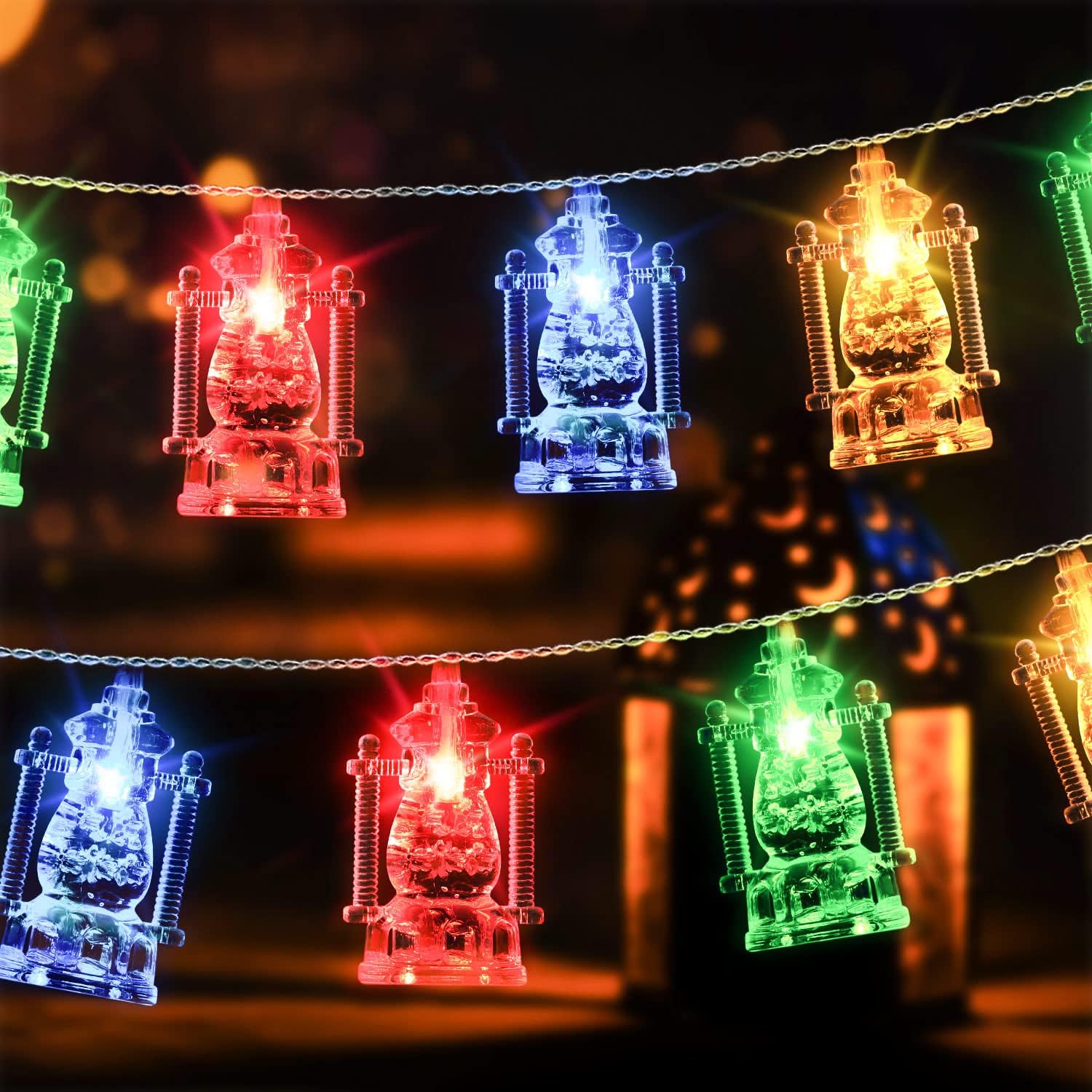 Amazon.com : kockuu Ramadan Eid String Light- 5.4Ft LED Mubarak Eid ...