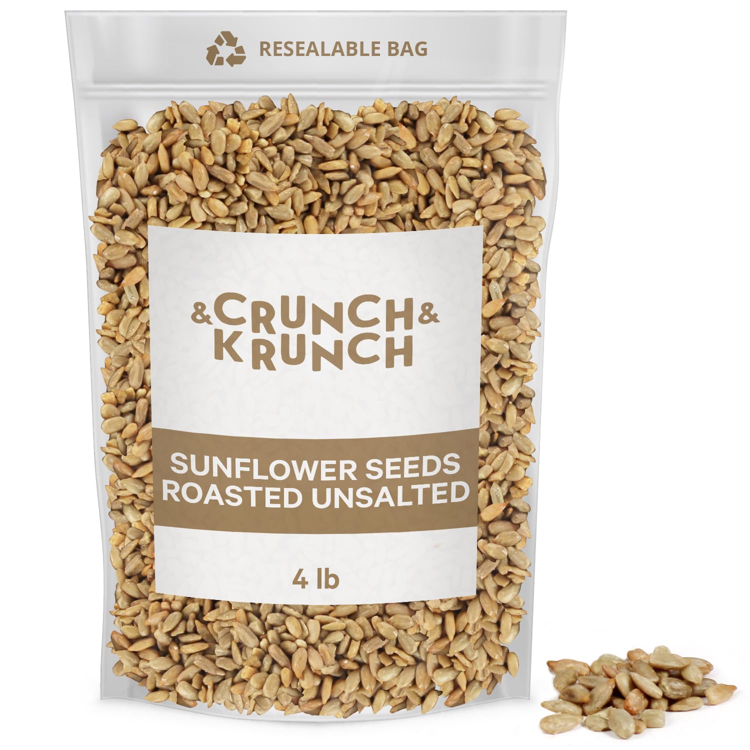 Amazon.com : Roasted Unsalted Sunflower Seeds - Delicious Antioxidant ...