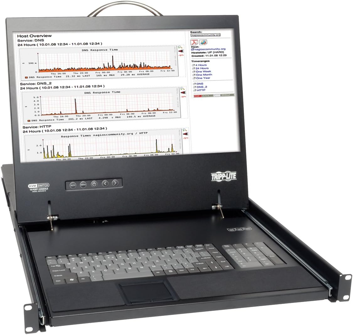 Amazon.com: Tripp Lite B070-016-19 16 Port NetCommander Console Cat5 ...
