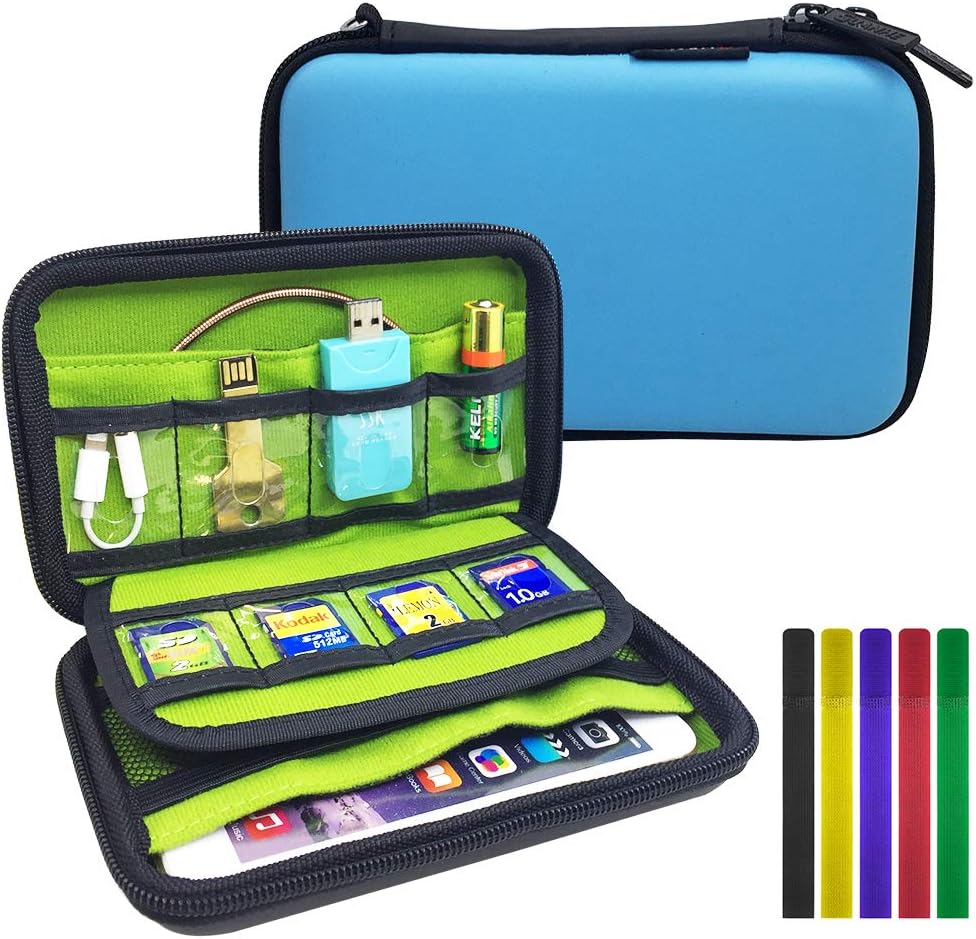 Amazon.com: 2 Pcs Electronics Accessories Cases, FineGood Travel Cable ...