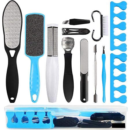 Amazon.com : Professional Pedicure Kit SOFYE Foot Files Set Tools ...