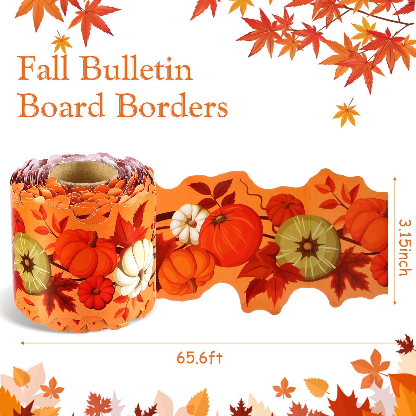 Snapklik.com : Cholemy 65.6 Ft Bulletin Board Borders Fall Bulletin ...