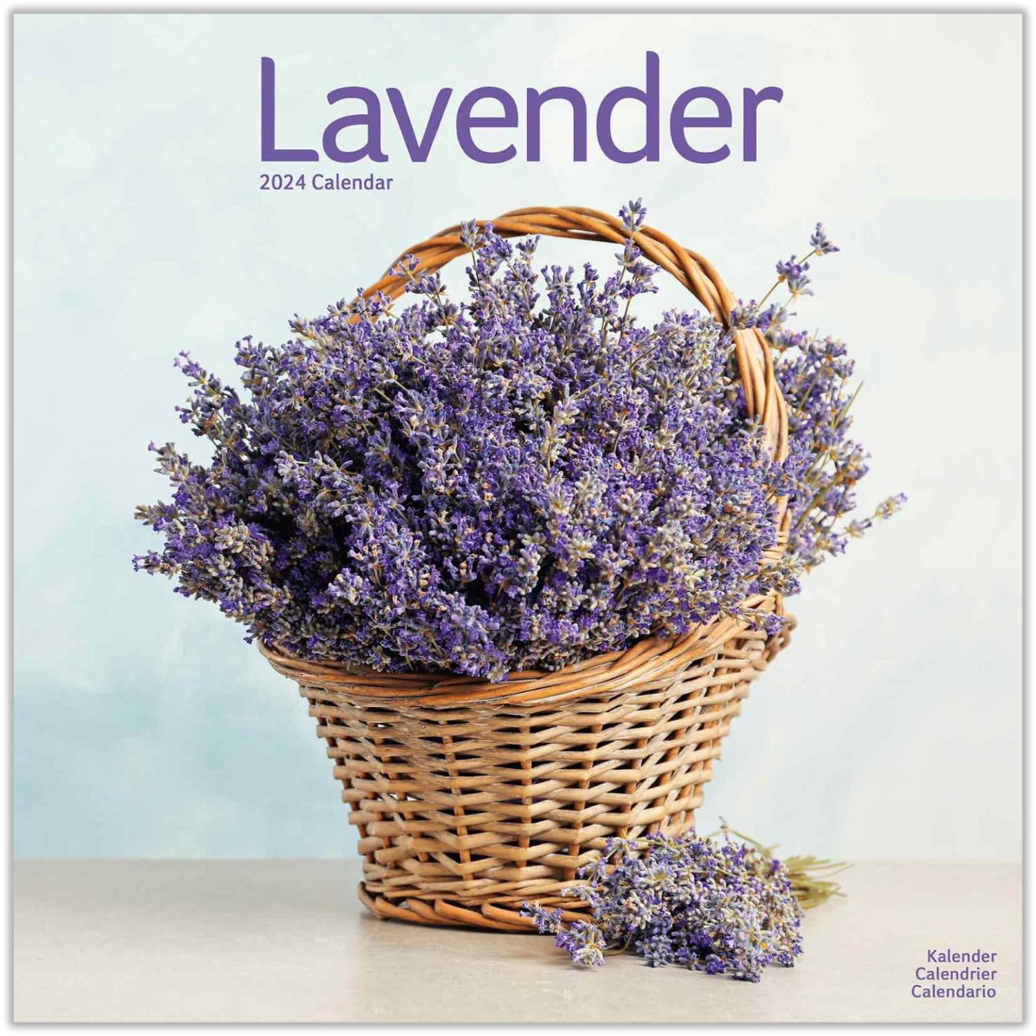 Snapklik.com : 2023 2024 Lavender Calendar - Monthly Wall Calendar - 12 ...