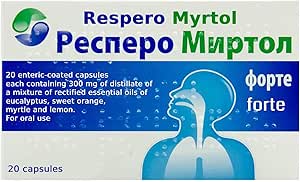Amazon.com: Respero Myrtol Forte 20 Capsules : Health & Household