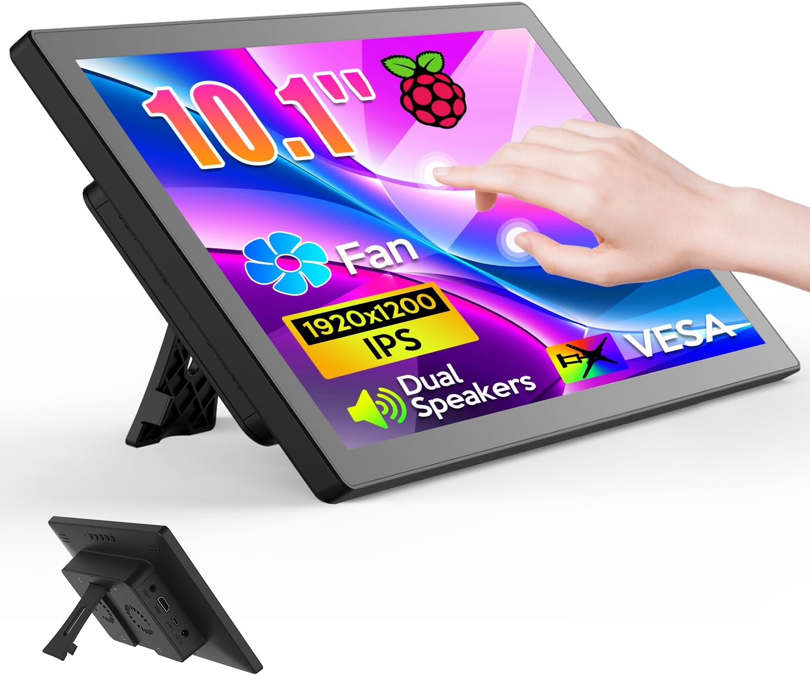 Amazon.com: XBONFIRE 10.1 Inch Touchscreen Monitor - 1920x1200 HDMI ...