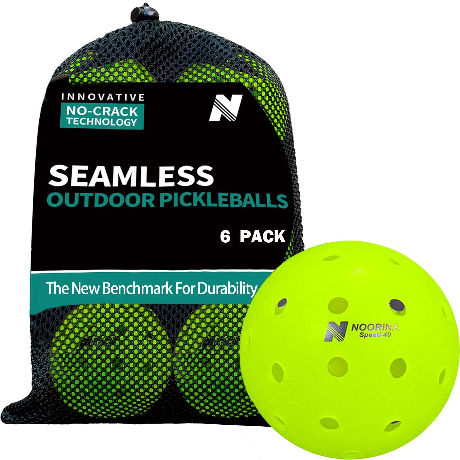 Pickleball Balls, Outdoor Pickleballs USAPA Approved, NO-Crack ...