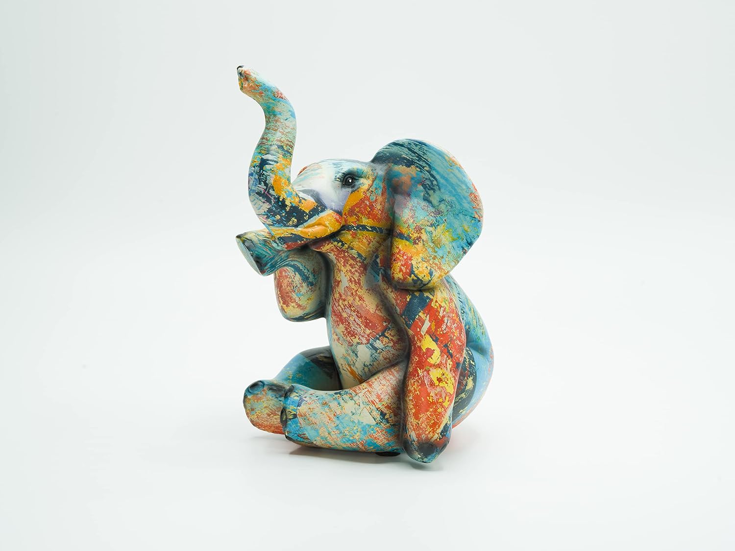 Amazon.com: Kenneth Schilling Colorful Hand Painted, Hydro Dipped Resin ...