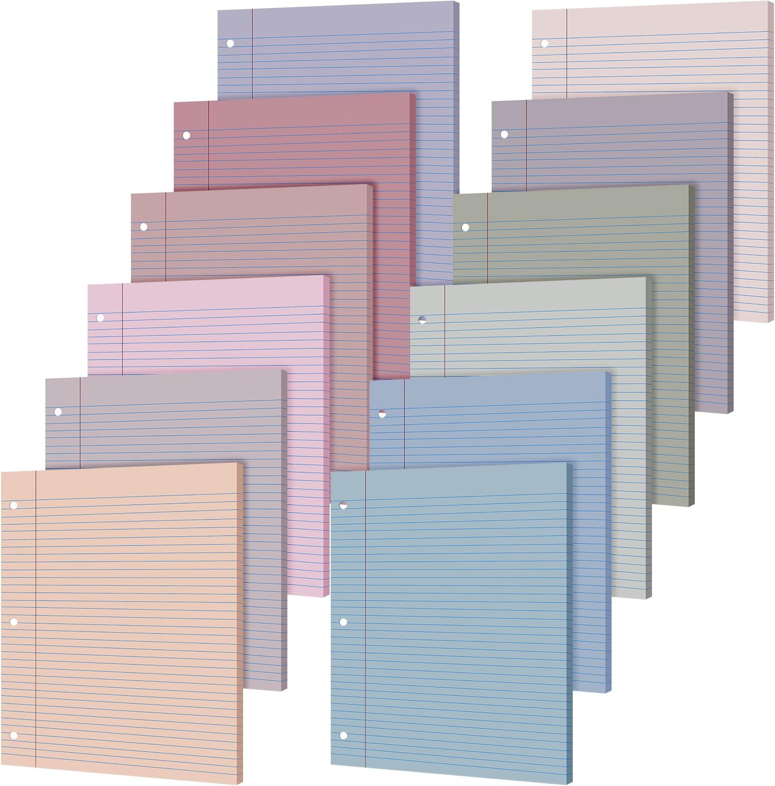 Amazon.com : Kokuyo Campus Loose Leaf Paper for 3 Ring Binders, 11” x 8 ...