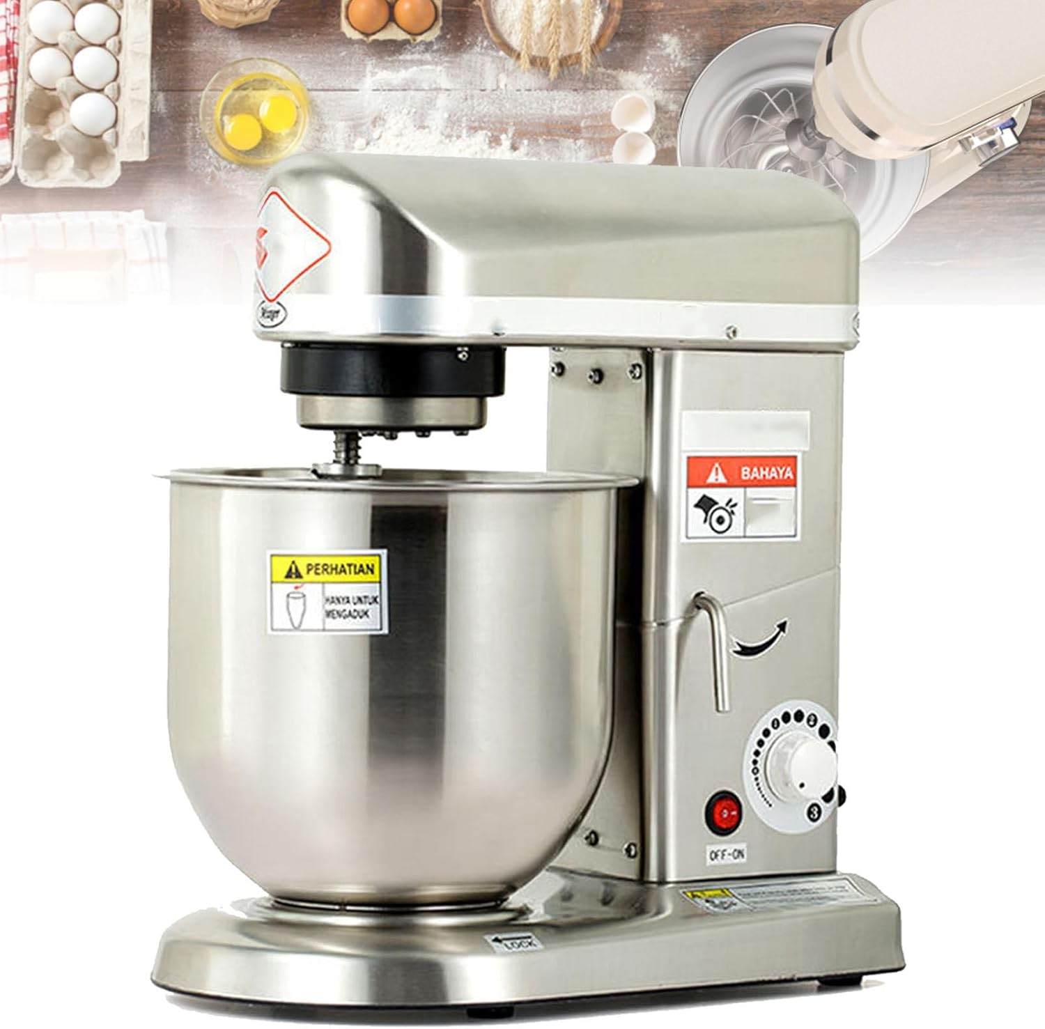 Amazon.com: Cashwise Electric Stand Mixer, 350W/500W Tilt-Food Mixer ...