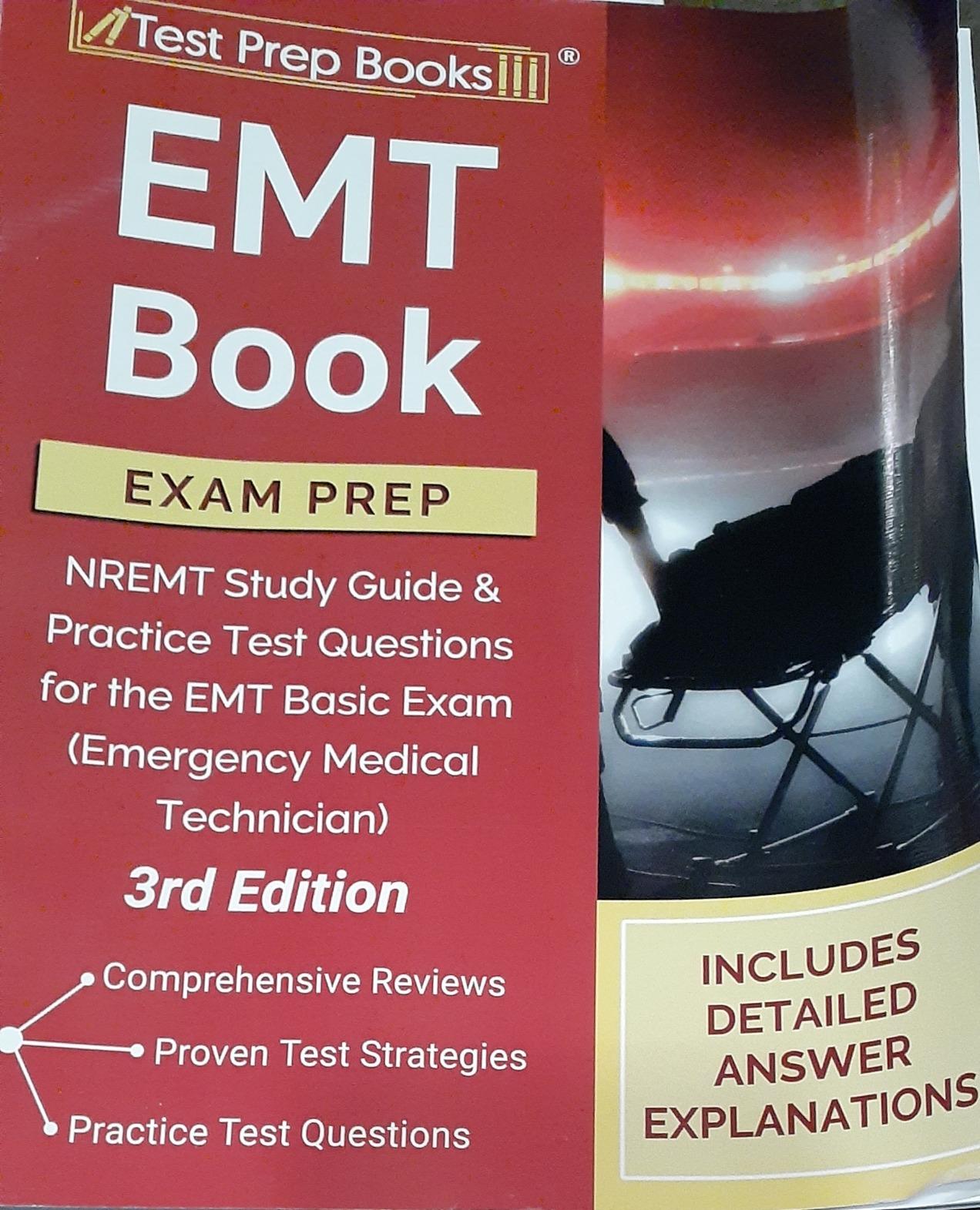 EMT Book Exam Prep: NREMT Study Guide and Practice Test Questions for ...