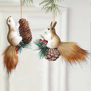 Amazon.com: 2pcs Christmas Tree Decorations Hanging Ornaments– Foam ...