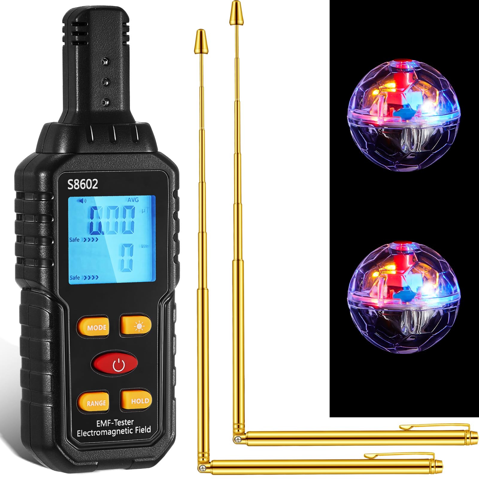 Dunzy 5 Pcs Ghost Hunting Equipment Kit Includes 1 EMF Electromagnetic ...