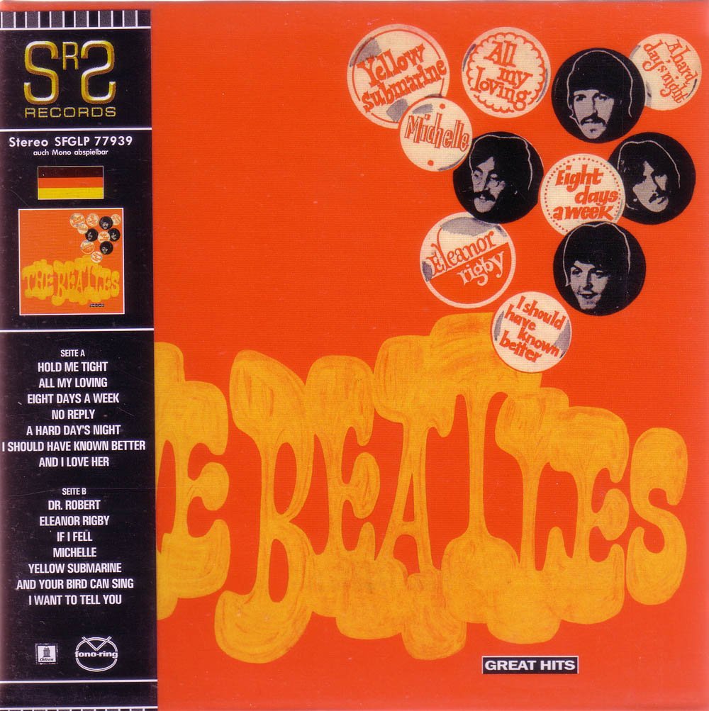 The Beatles - Great Hits German - Audio Cd MLPS [Mini Long Play Sleeve ...