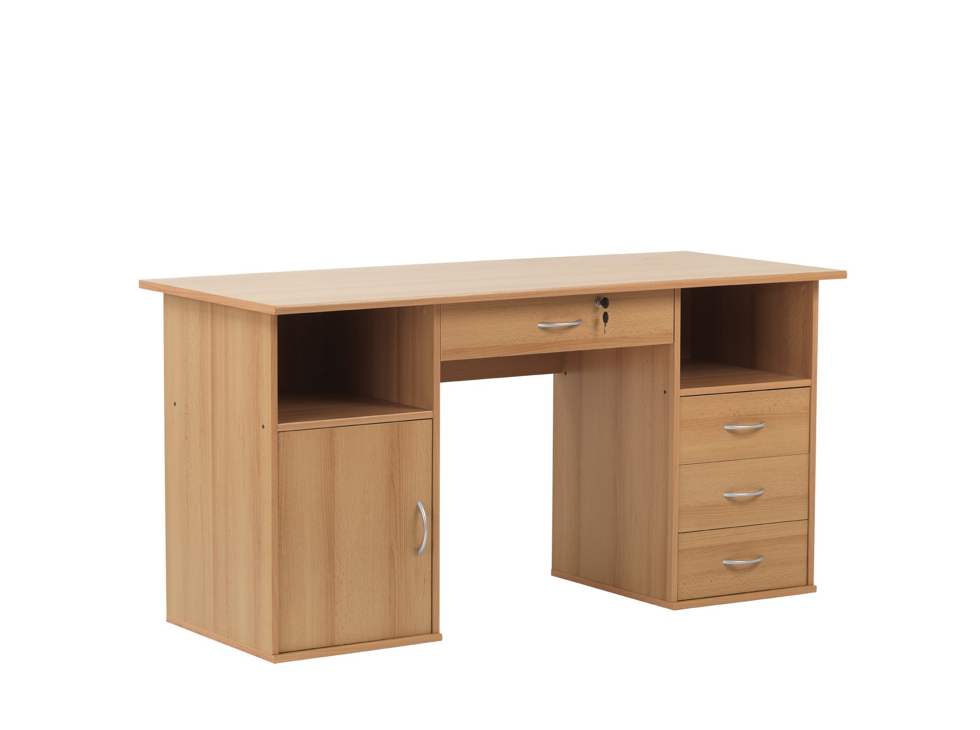 Alphason,AW12289,Dallas Beech effect work centre,Beech,740x1000x600mm ...