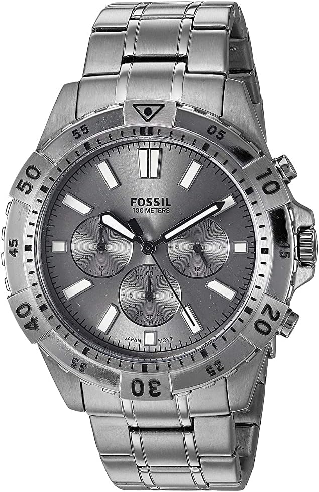 Fossil Men's Quartz Watch with Chronograph Display and Stainless Steel ...