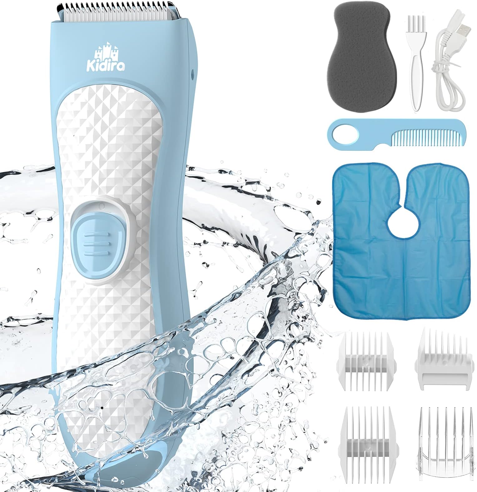 Amazon.com: Baby Hair Clippers, Ceramic Blade Electric Kids Hair ...