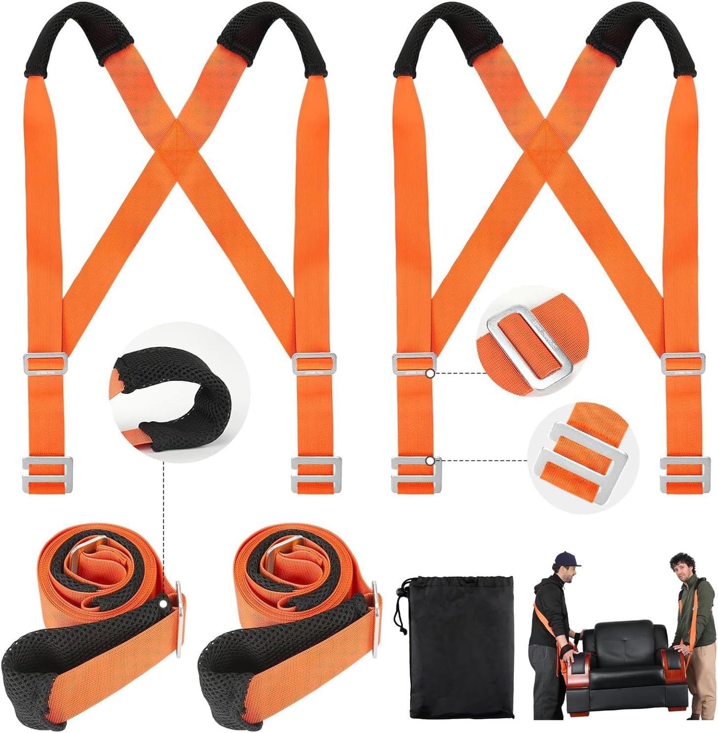 Amazon.com: REV Moving Shoulder Harness Straps (Orange) Lifting System ...