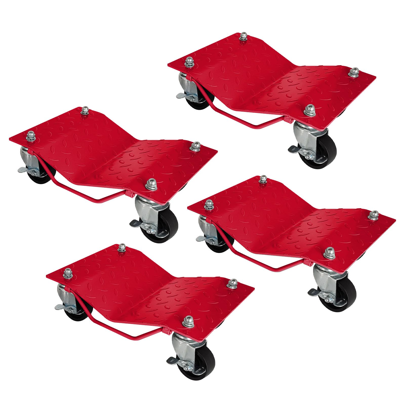 Snapklik.com : Heavy Duty Wheel Dolly Set - 4 Piece Car Moving Dollies ...