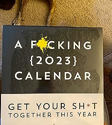 A F*cking 2024 Wall Calendar: Get Your Sh*t Together This Year (Funny ...