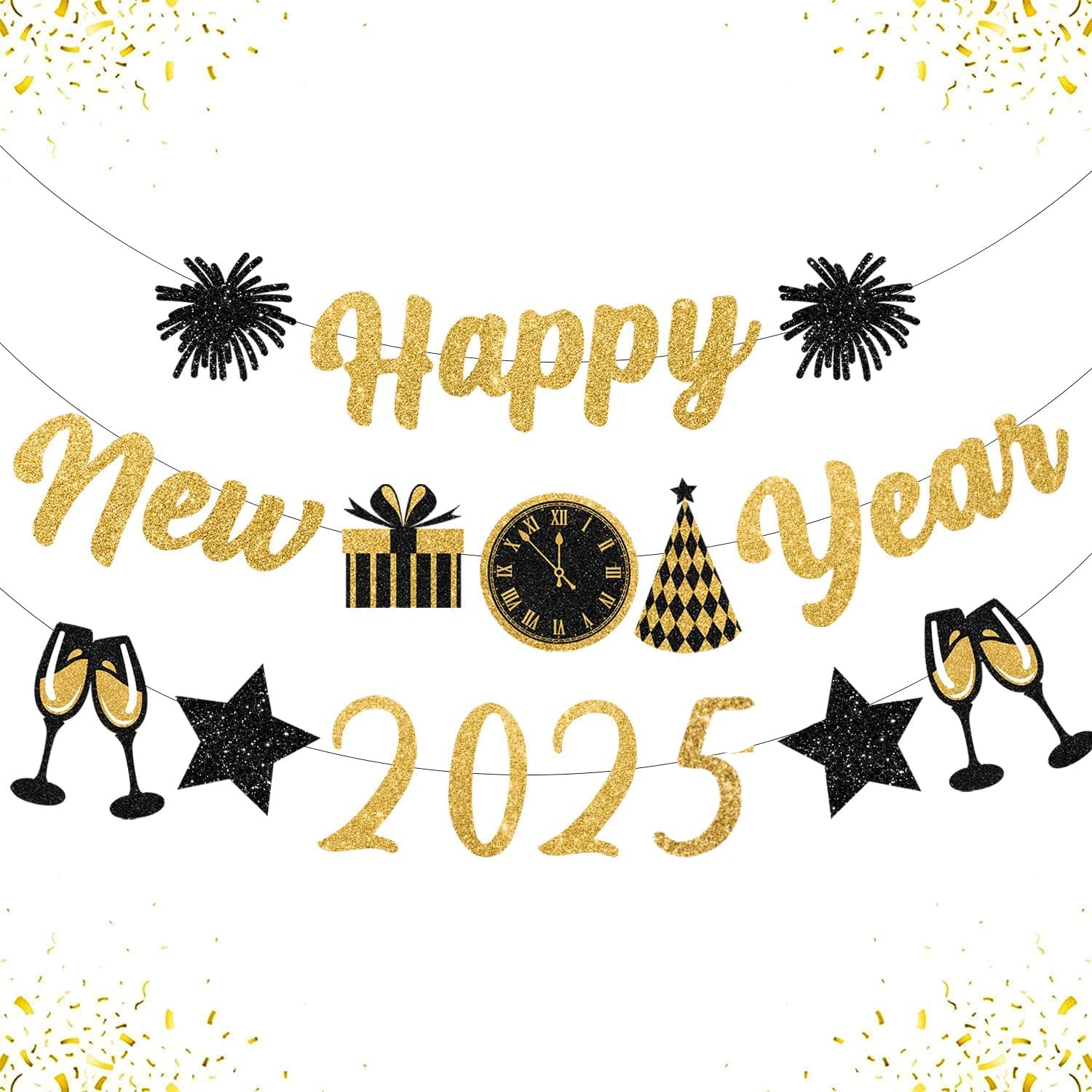 New Years Party Favors Clip Art
