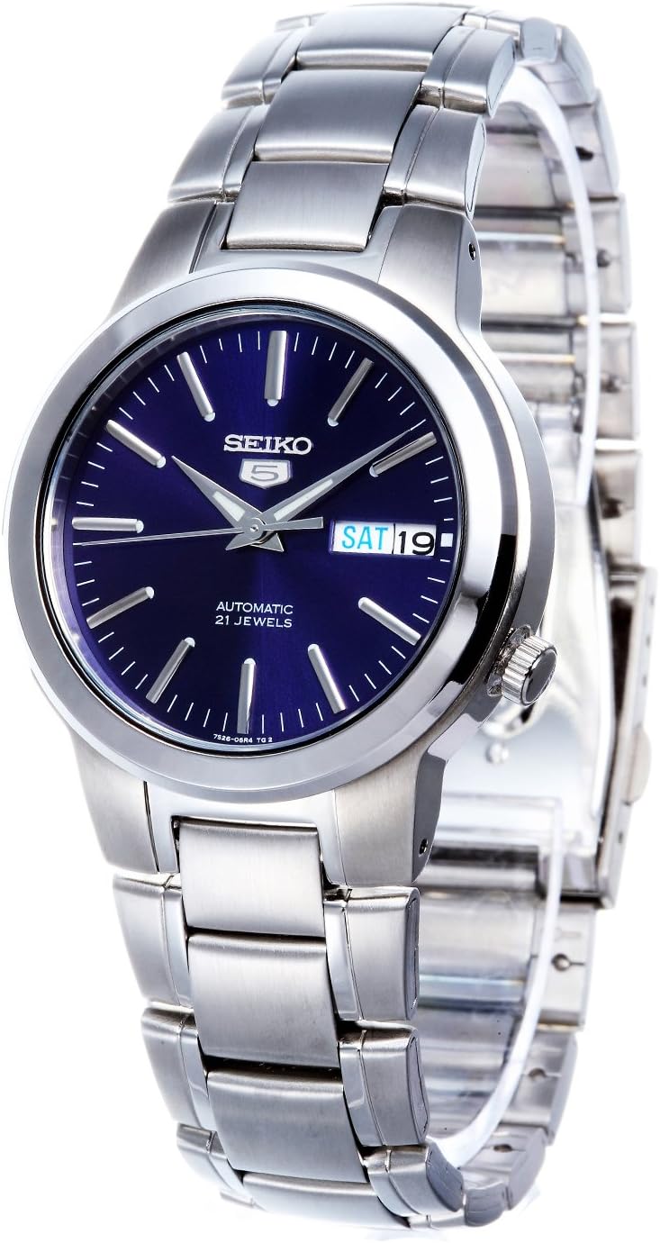 Amazon.com: Seiko Men's SNKA05K1 5 Series Silver Watch : Clothing ...