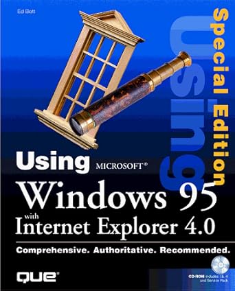 Amazon | Using Microsoft Windows 95 With Internet Explorer 4.0 (SPECIAL ...