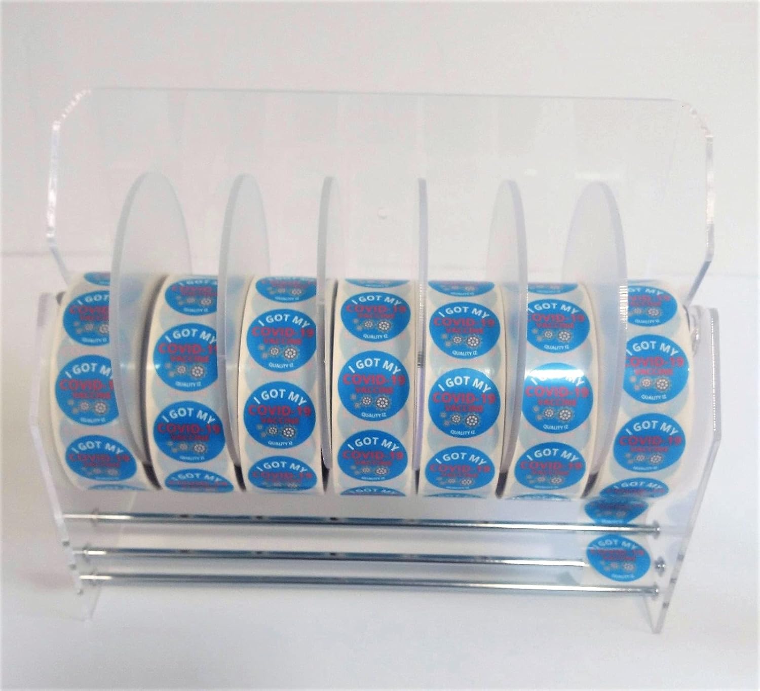 Amazon.com : 9 Inch, Adjustable 6-Disk Label Dispenser, by Quality IZ ...