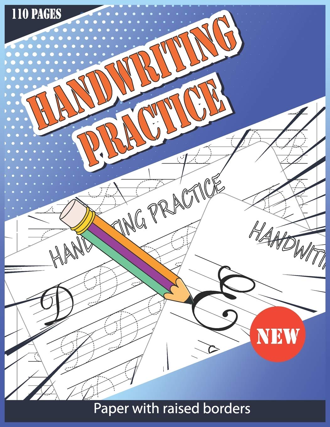 Buy Handwriting Practice Paper With Raised Borders: 110 Lowercase ...