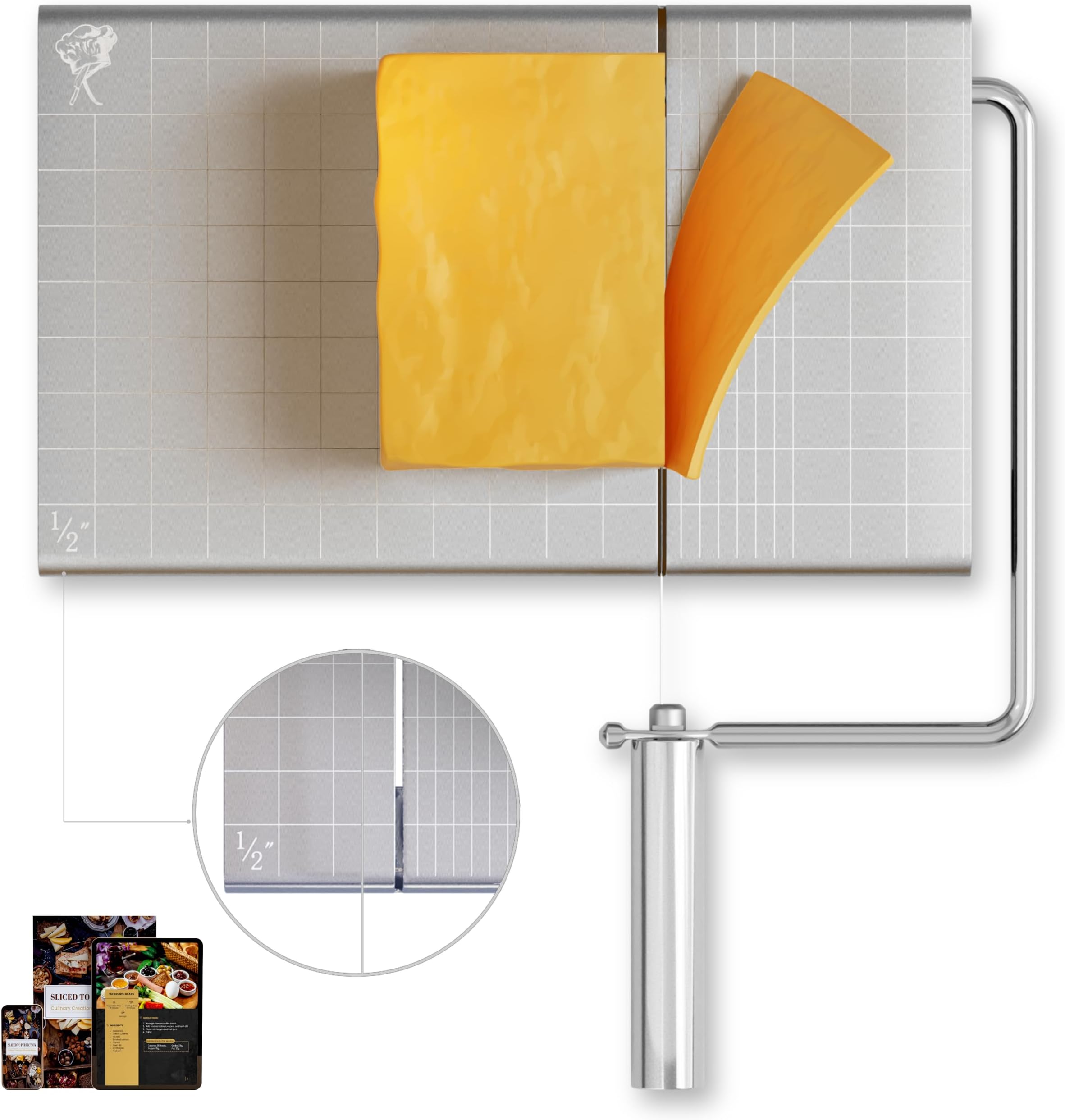 Amazon.com: Sous Kitchen Cheese Slicers For Block Cheese - Cutter With ...