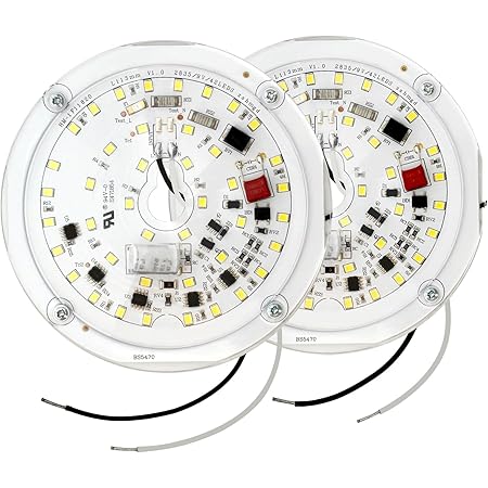Teemyaa 2 Pack LED Ceiling Fan Light Replacement, 4.65'' Ceiling Fan ...
