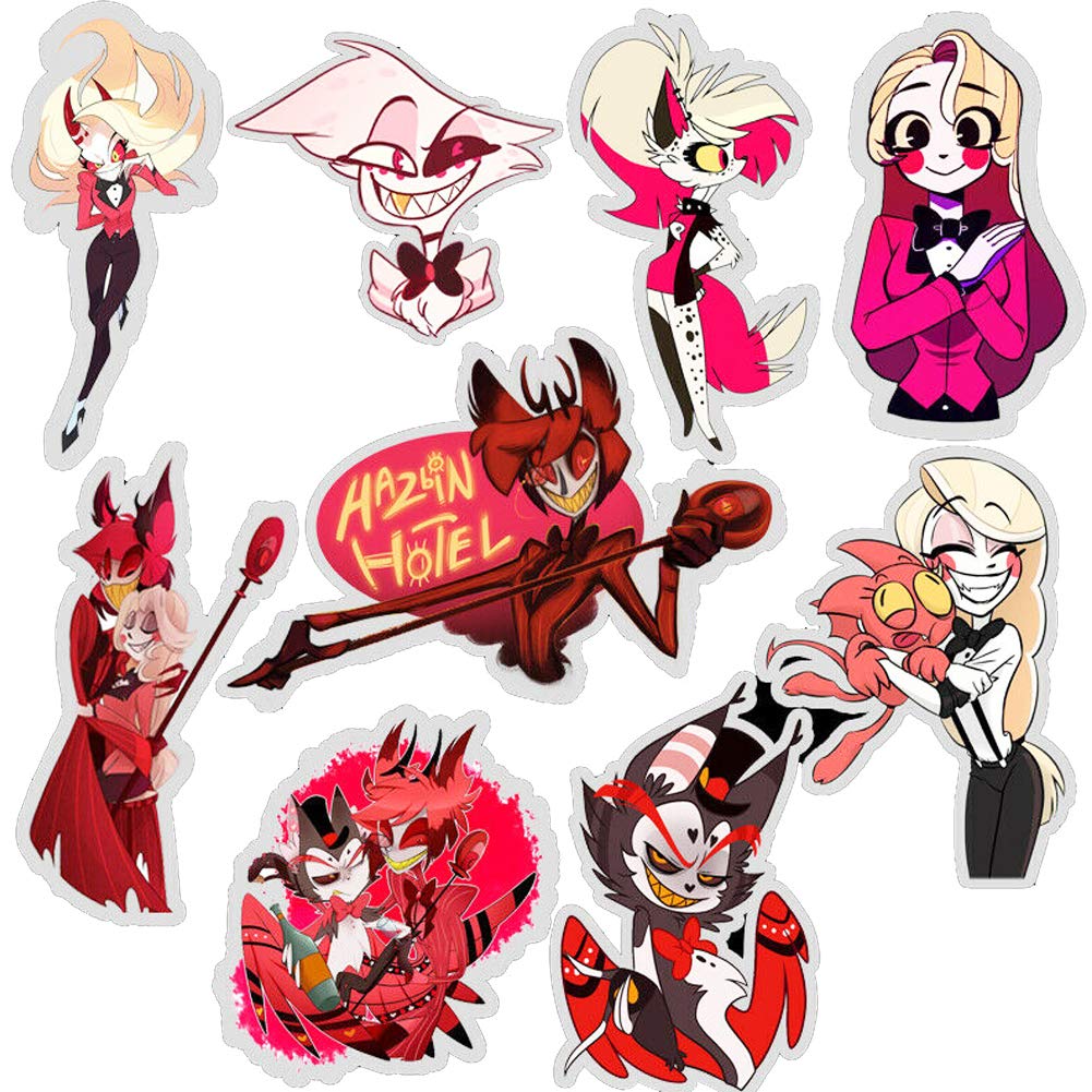 Hazbin Hotel Angel Dust Stickers