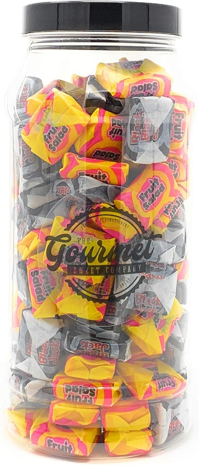 Black Jack & Fruit Salad Mix Retro Sweet Shop Jar by The Gourmet Sweet ...