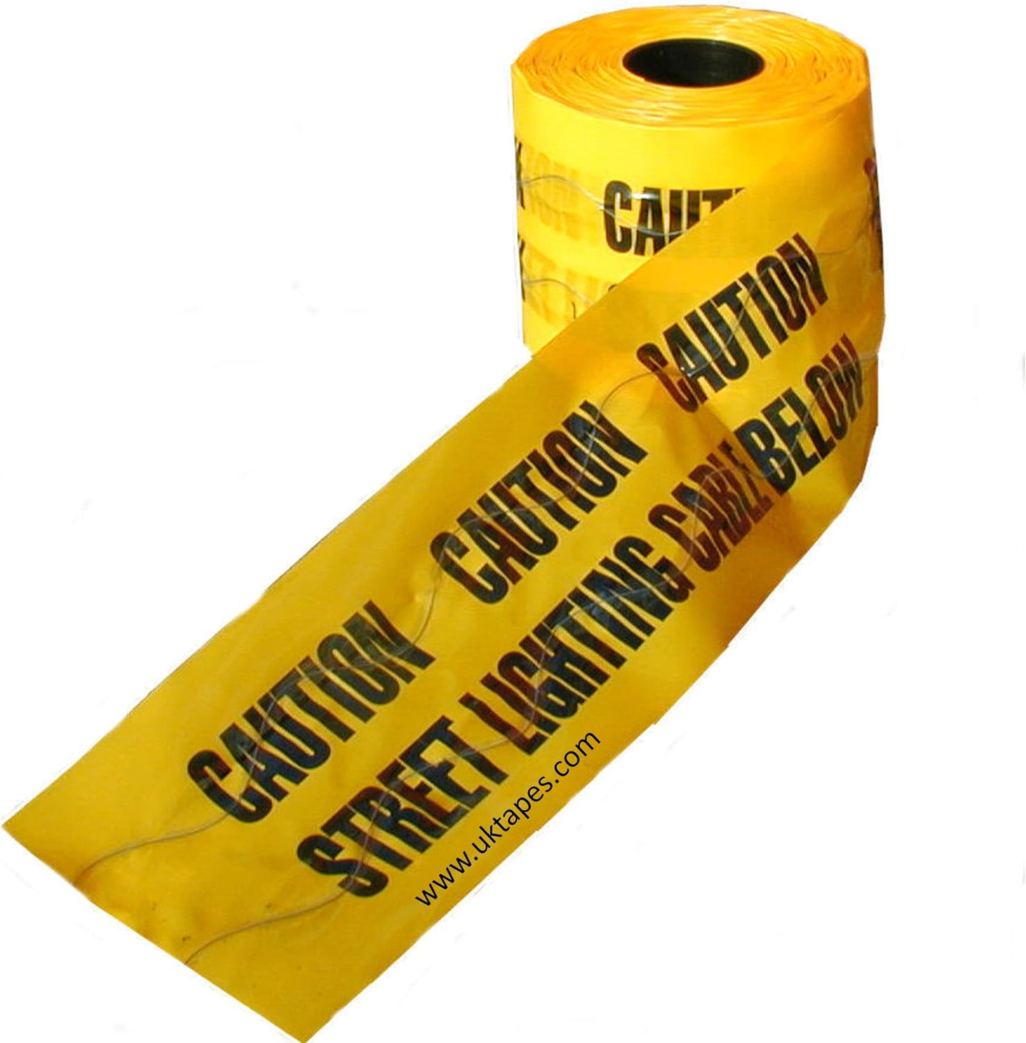 CAUTION STREET LIGHTING CABLE BELOW detection tape - WAVEYWIRE brand ...