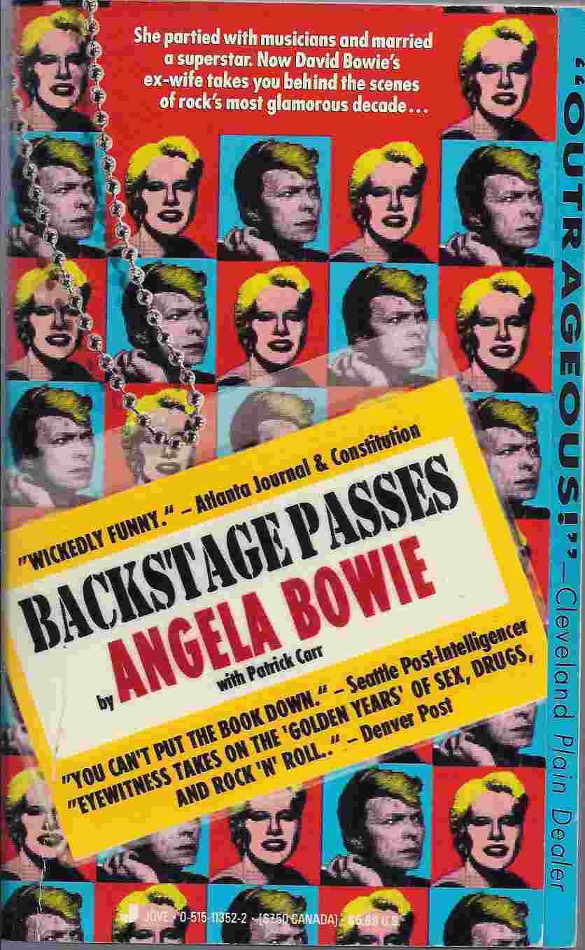 Backstage Passes: Bowie, Angela, Carr, Patrick: 9780515113525: Amazon ...