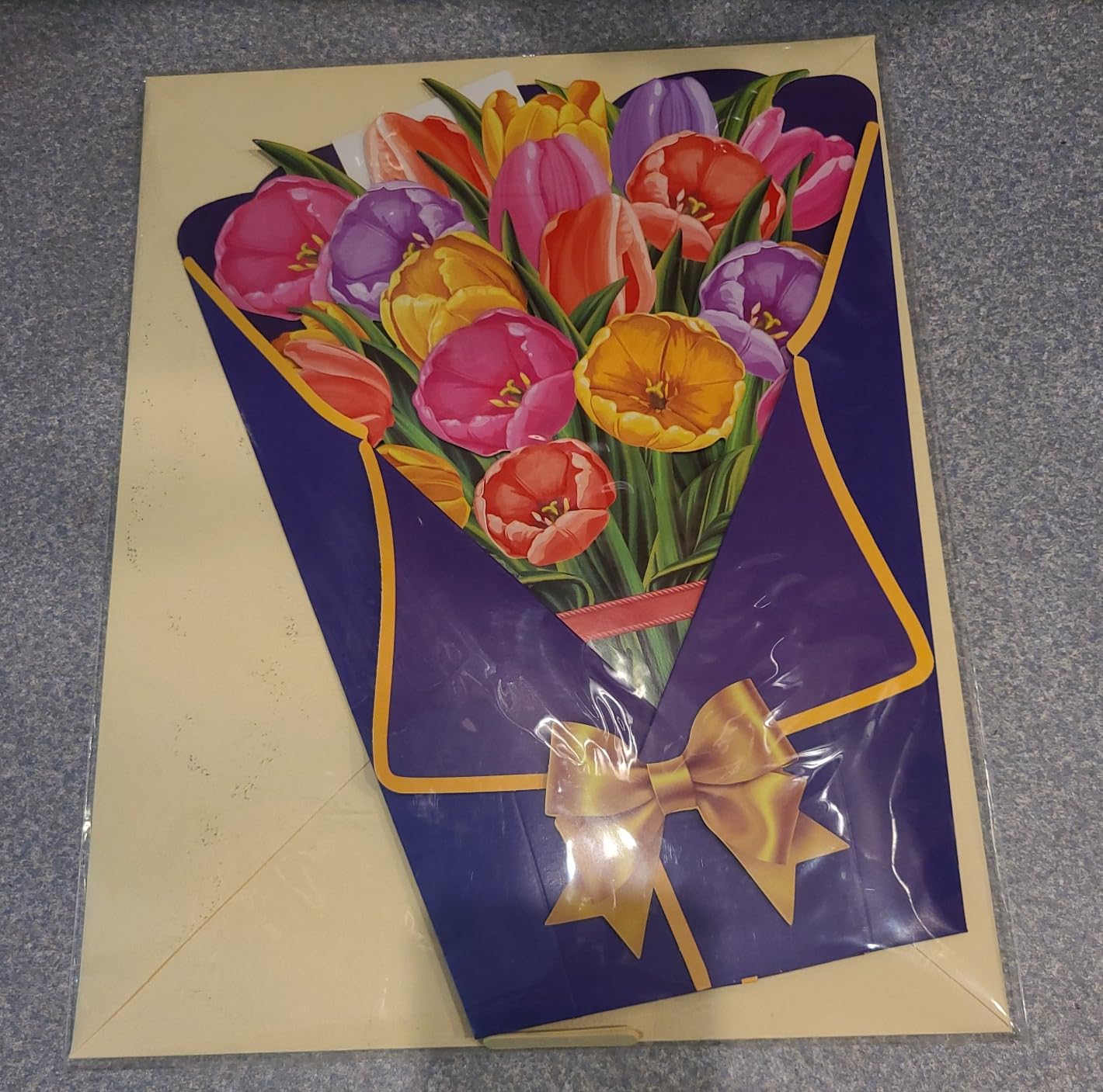 Amazon.com : ZuoAnLF Paper Pop Up Cards,Tulip,12 inch Life Sized ...