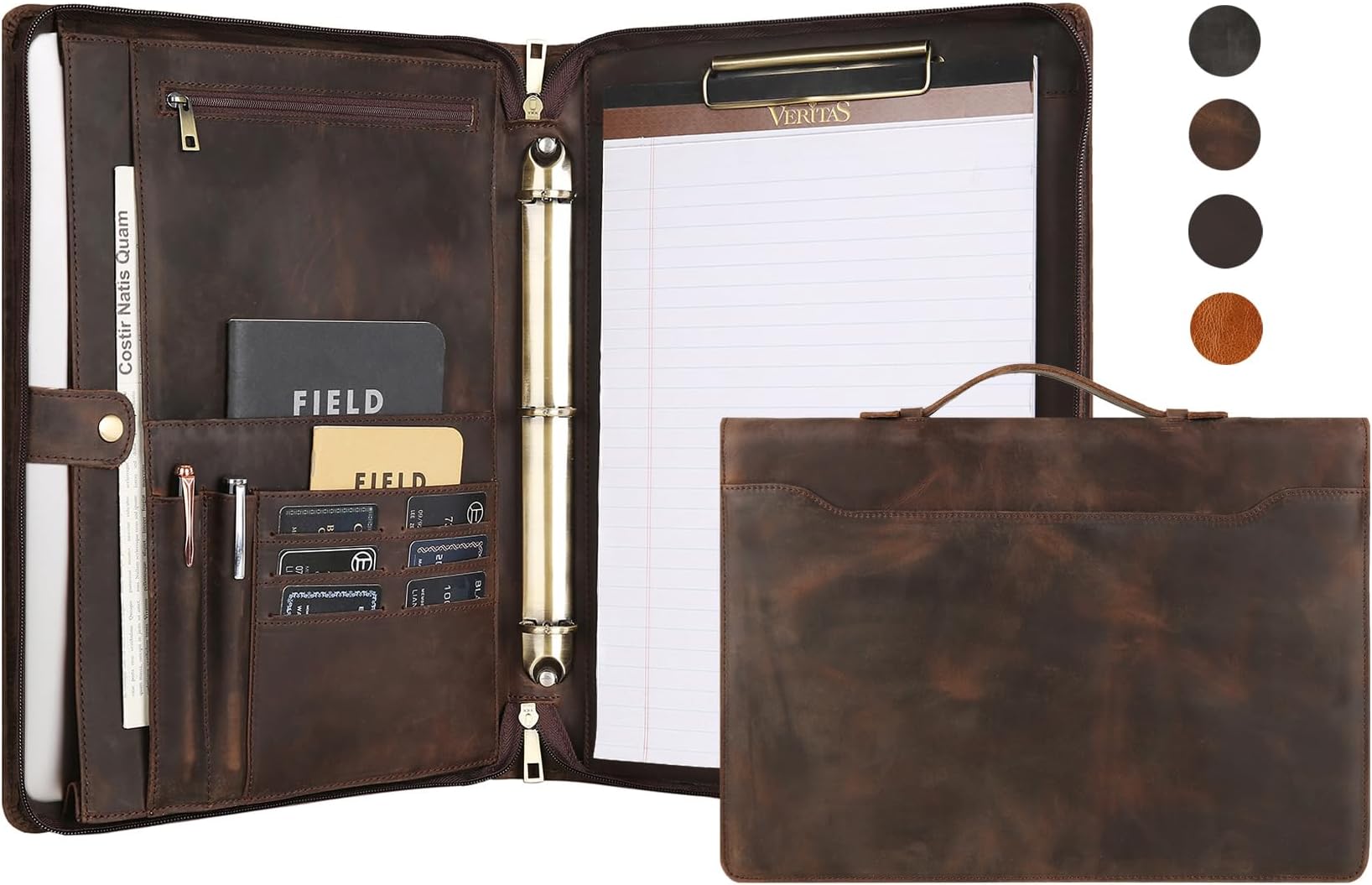 Amazon.com : Personalized Padfolio for Men, 8.5 × 14” Legal Size ...