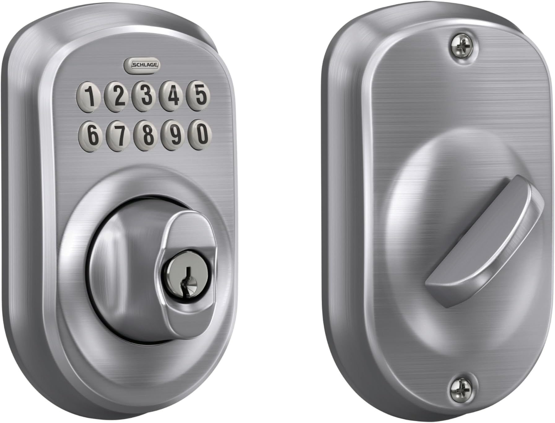 Kwikset 9260TRL-15S Traditional SmartCode Keypad Electronic Deadbolt ...