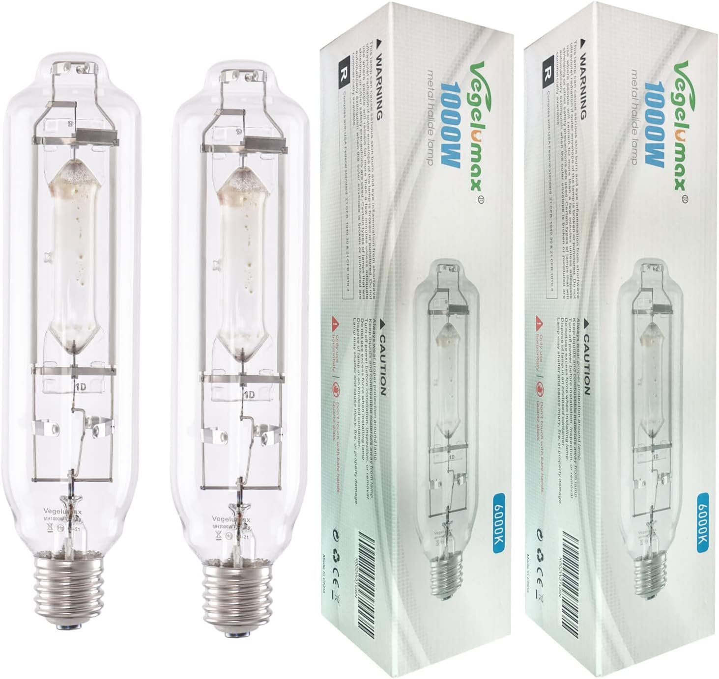 Amazon.com : Hortilux Universal Eye Hortilux Metal Halide Bulb, 1000W ...