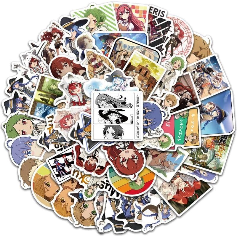 Amazon.com: 100pcs Anime Mushoku Tensei: Jobless Reincarnation Stickers ...