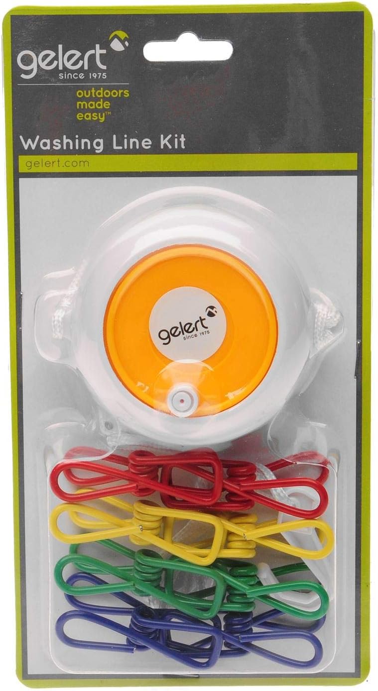 Gelert Unisex Washing Line Kit Camping Washing Lines Lightweight ...