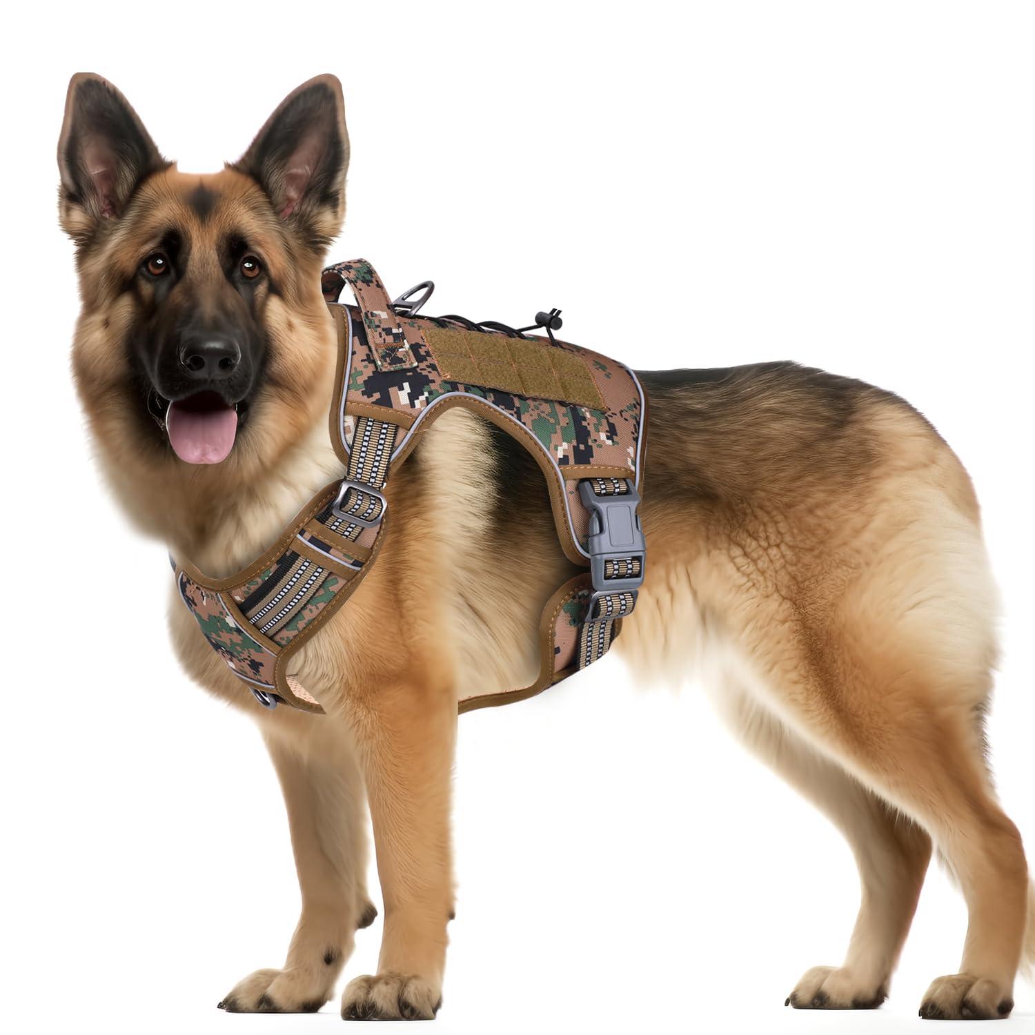 ipetstation Tactical Dog Harness for Small Medium Dogs,No Pull Dog ...