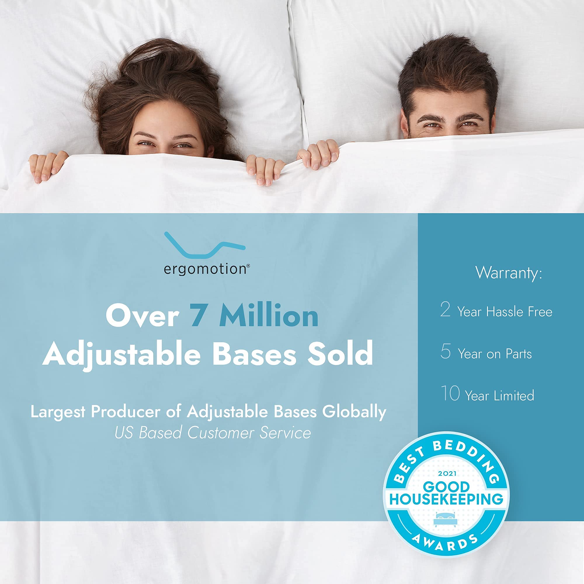 Ergomotion - Quest 2.0 - Adjustable Bed Frame - Slim Adjustable Bed ...